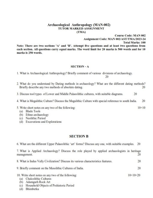 IGNOU MAN-002 Solved Assignment 2023-24 English Medium - IGNOU Solved Assignment 2024-25 ...