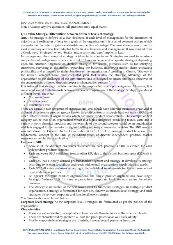IGNOU MMPC-12 Previous Year Solved Question Paper (June 2022) English ... IGNOU MMPC-12 Previous Year Solved Question Paper (June 2022) English ...
