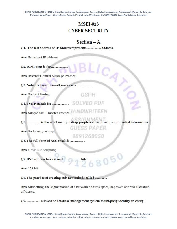 IGNOU MSEI-023 Previous Year Solved Question Paper (Dec 2021) English Medium - IGNOU Solved ...