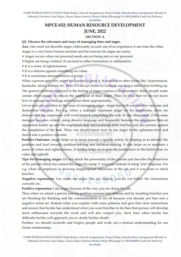 IGNOU MPCE-32 Previous Year Solved Question Paper (June-2022) English Medium - IGNOU Solved ...